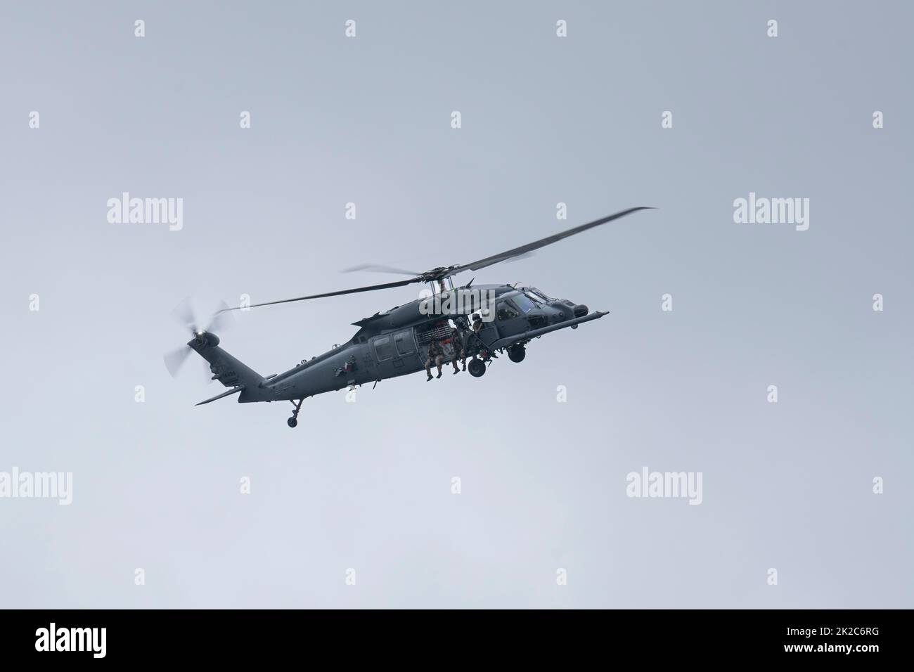 U.S. Air Force Airmen assigned to the 38th Rescue Squadron and 41st RQS ...