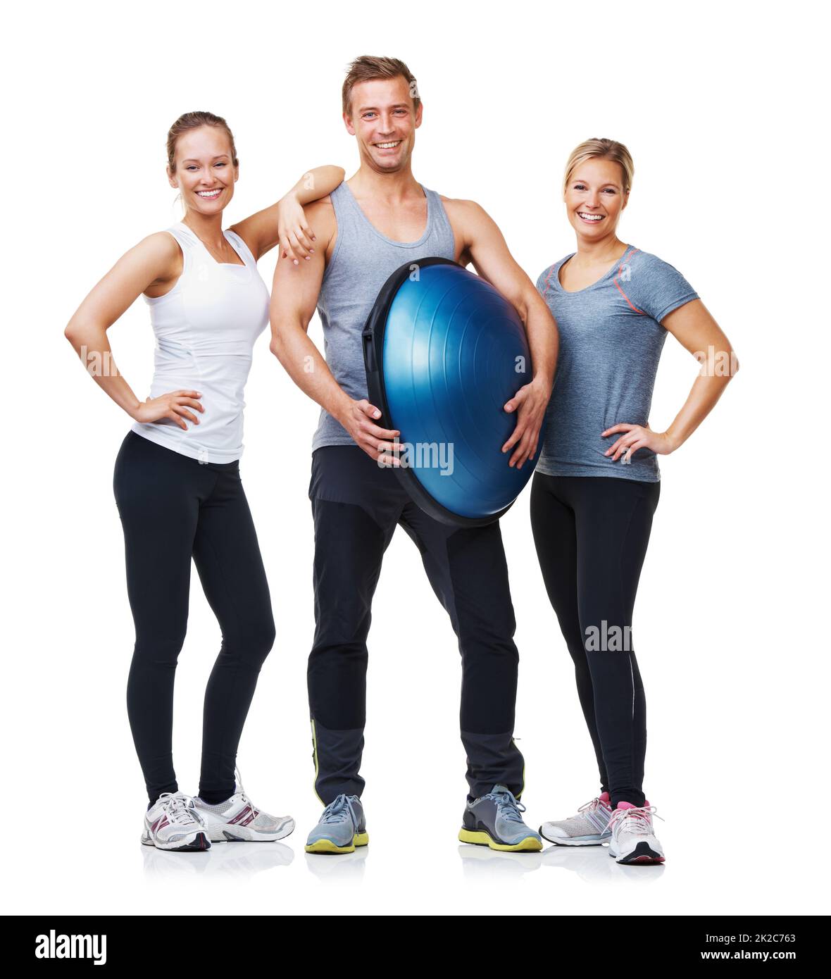 Group of people working out gym Cut Out Stock Images & Pictures - Alamy