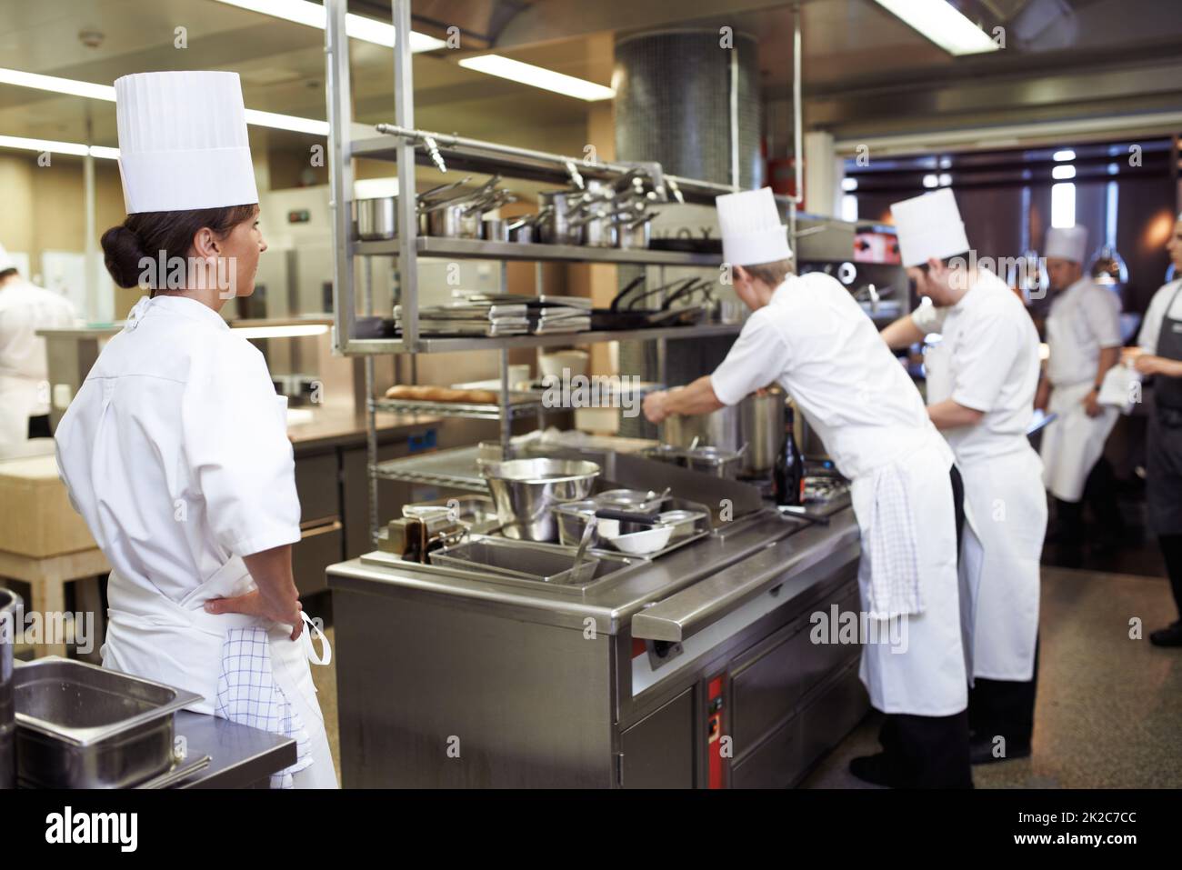She runs a tight kitchen. the inner working of a professional kitchen ...