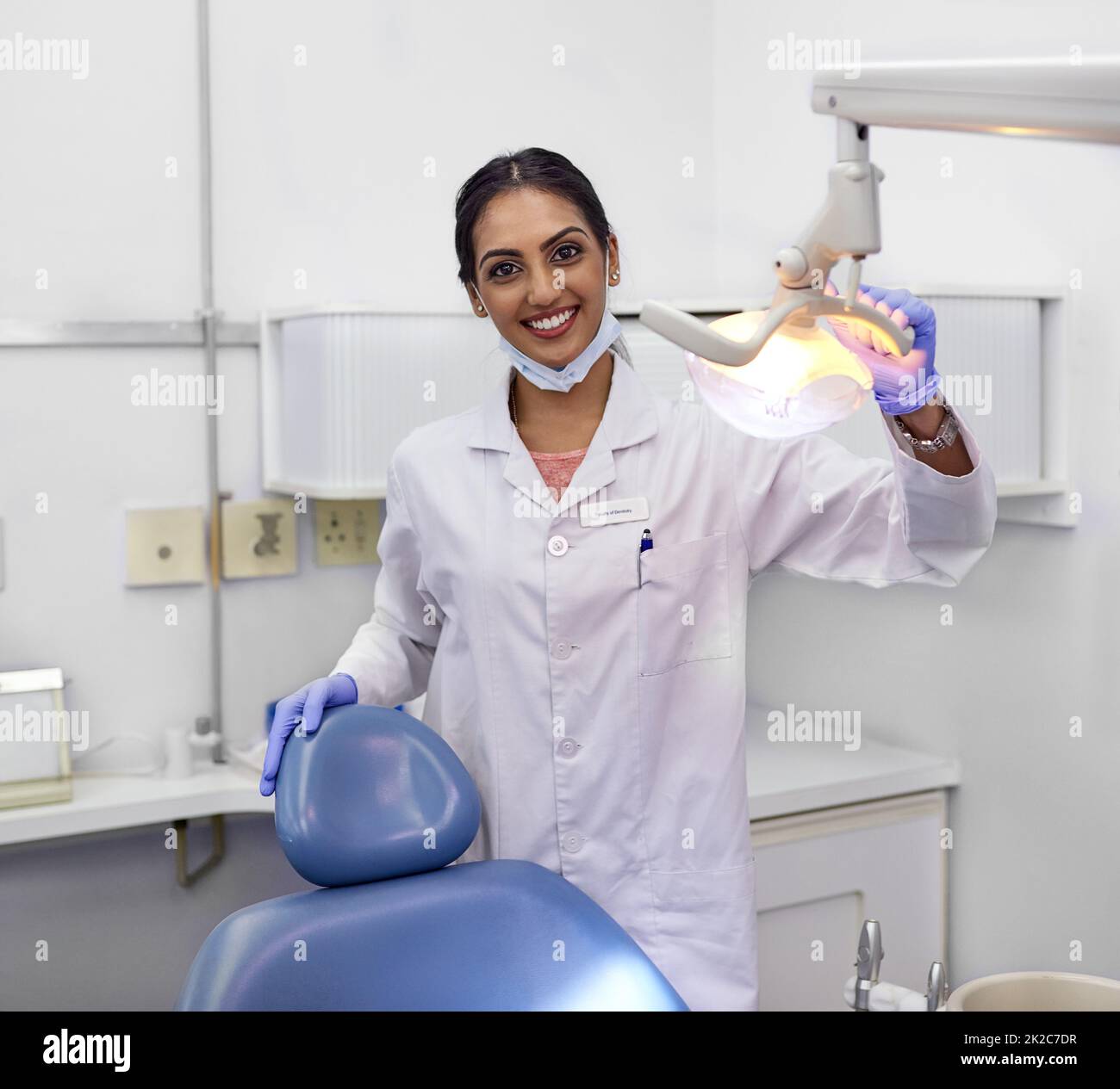 Patient In Dentist Chair