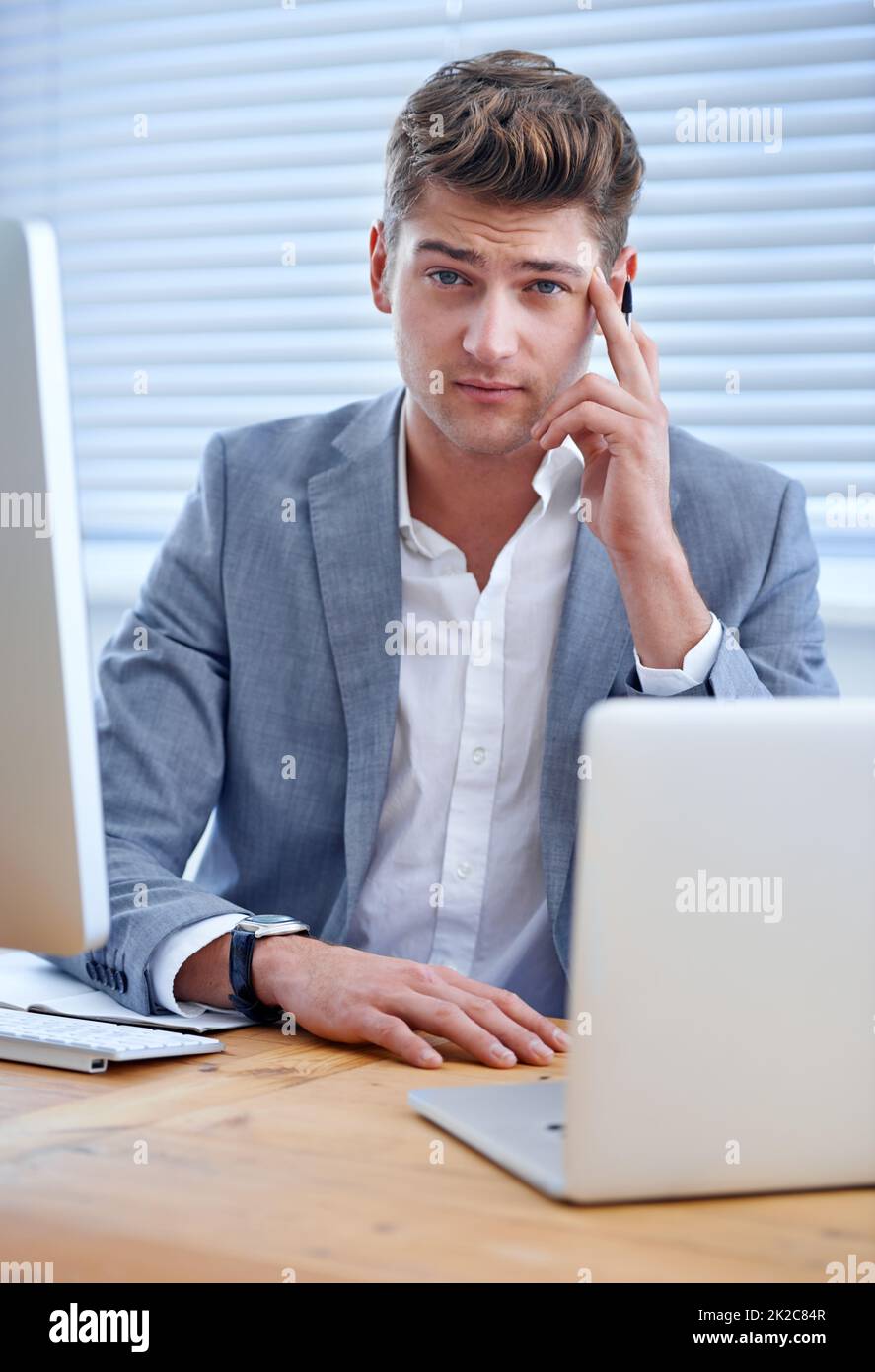 Bored businessman hi-res stock photography and images - Alamy