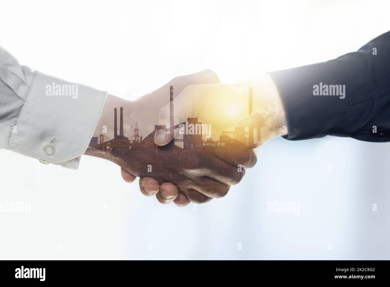 Business handshake multiple hi-res stock photography and images - Alamy
