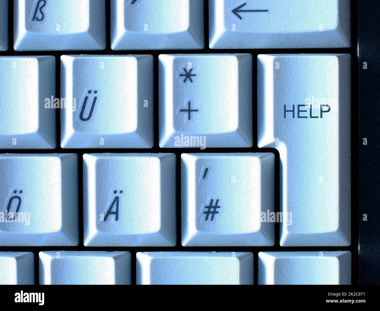Help key computer hi-res stock photography and images - Alamy