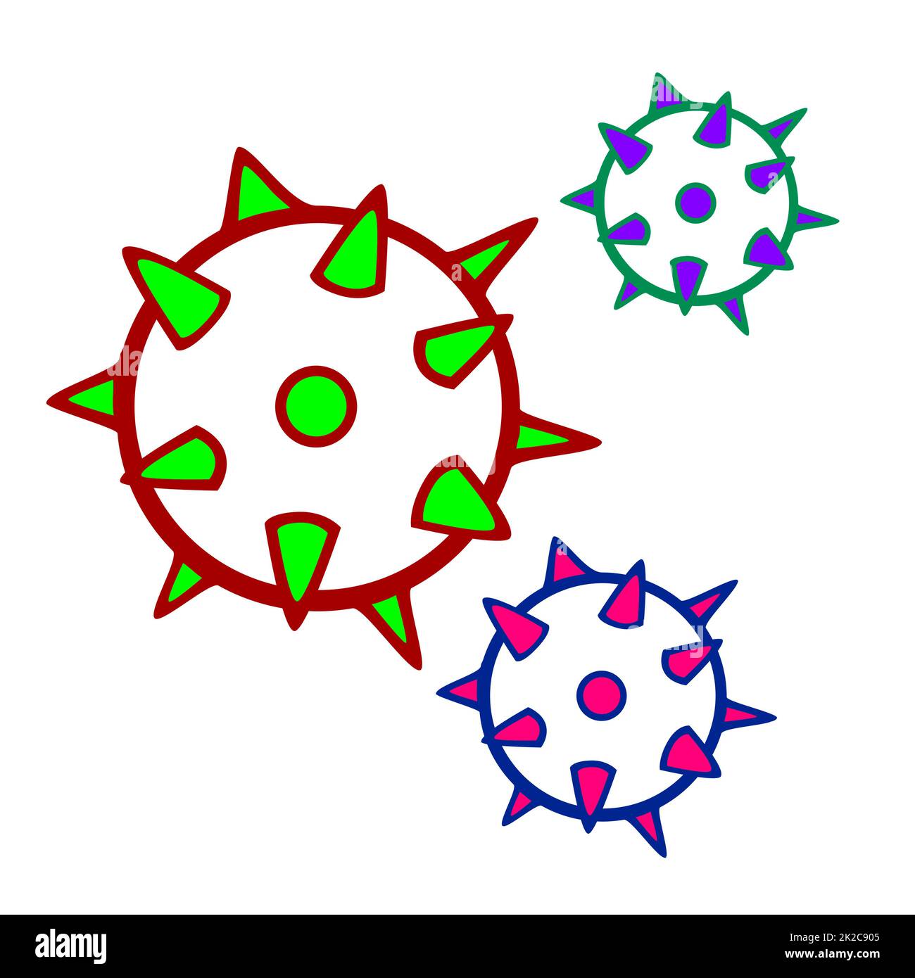 a virus illustration Stock Photo - Alamy