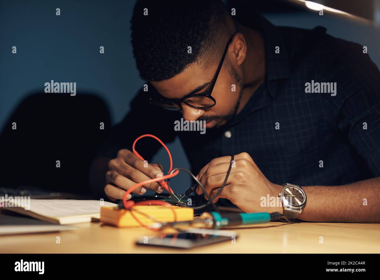 Young tech hi-res stock photography and images - Alamy