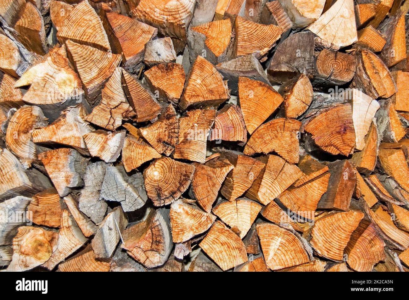 Stack of logs Stock Photo - Alamy