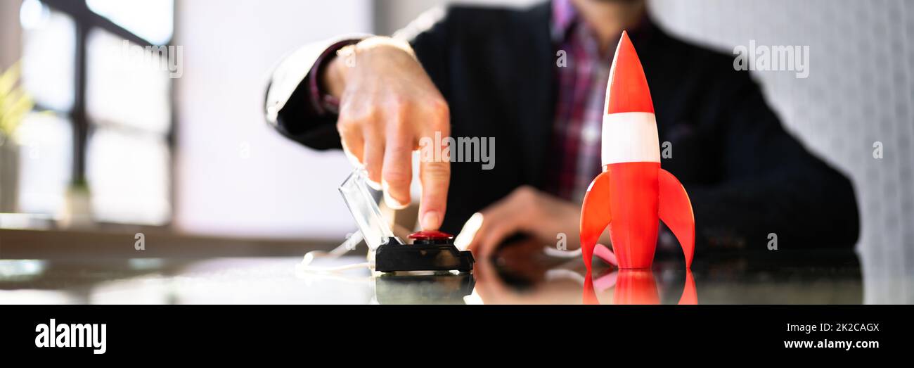 Launch button hi-res stock photography and images - Alamy