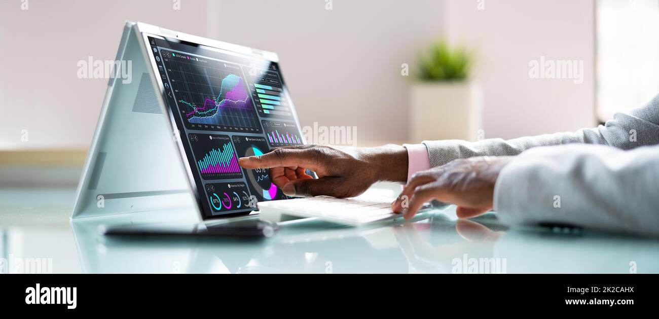 Business Dashboard Smart Marketing Data Banner Stock Photo - Alamy