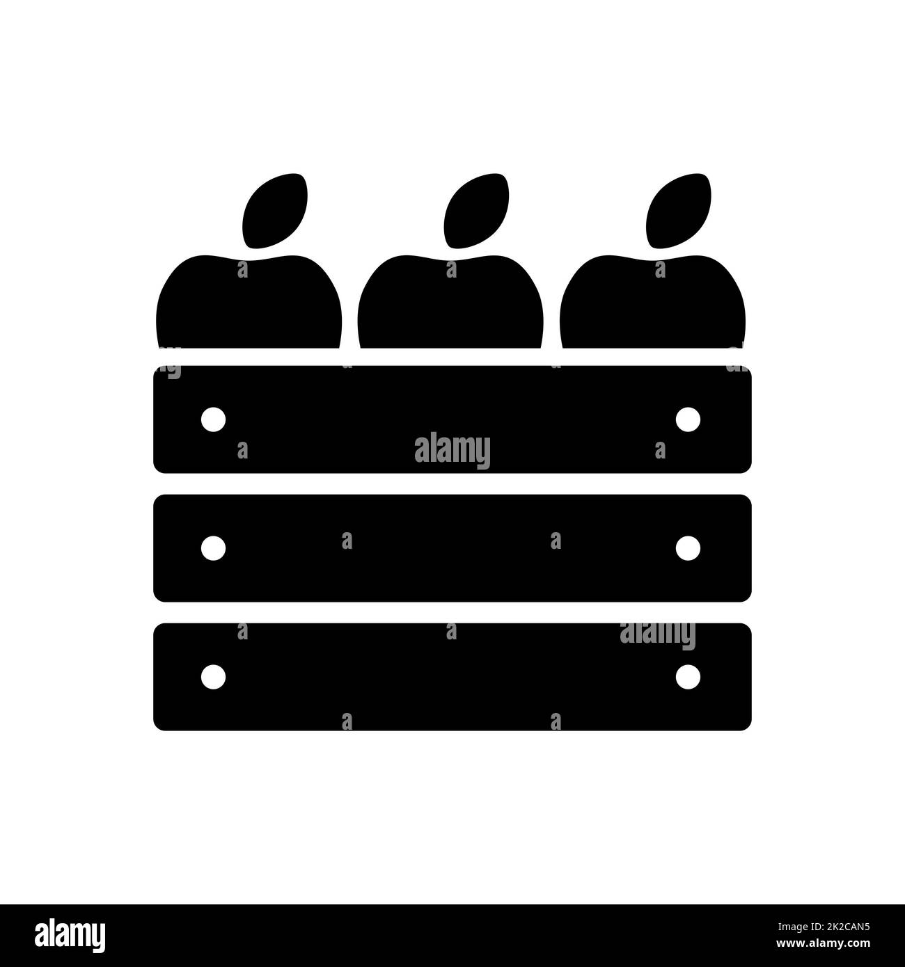 Illustration wooden box Black and White Stock Photos & Images - Alamy