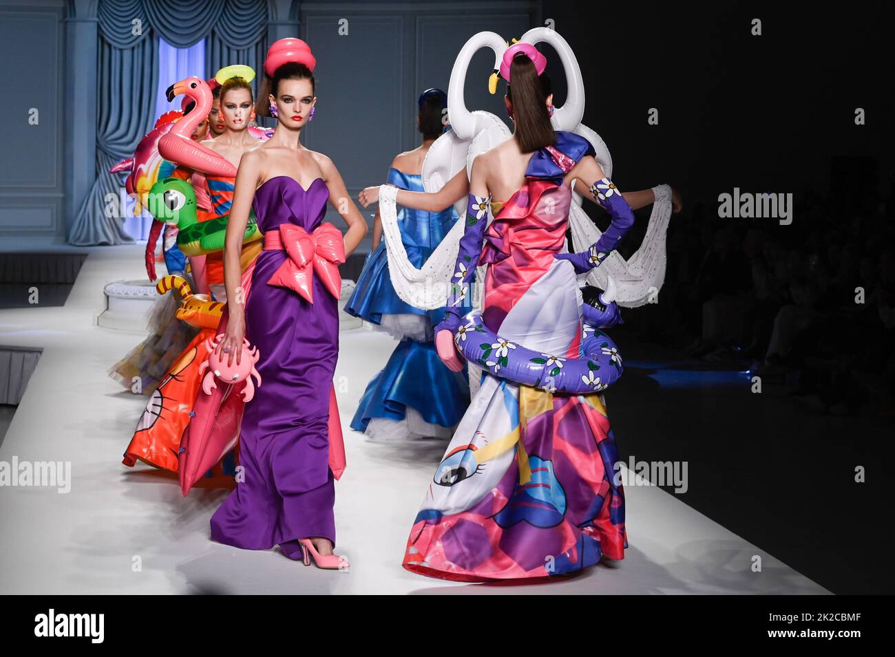 Milan, Italy. 23rd Sep, 2022. Milan, Milan Fashion Week, Woman Spring ...