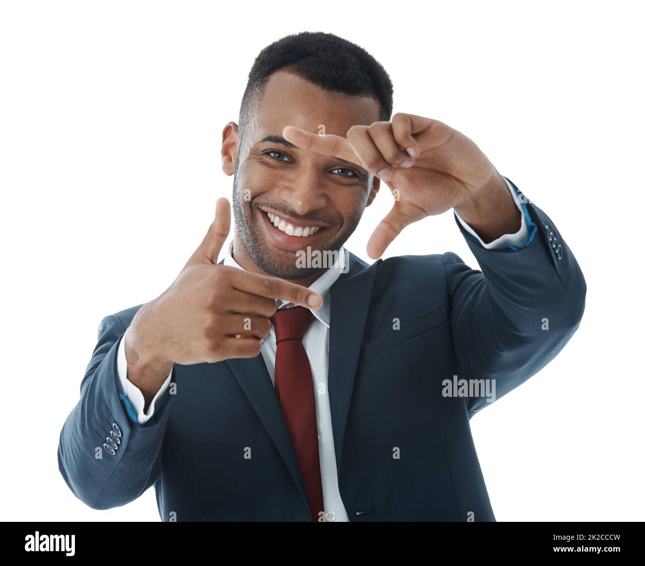 Man using hands as a frame hi-res stock photography and images - Alamy