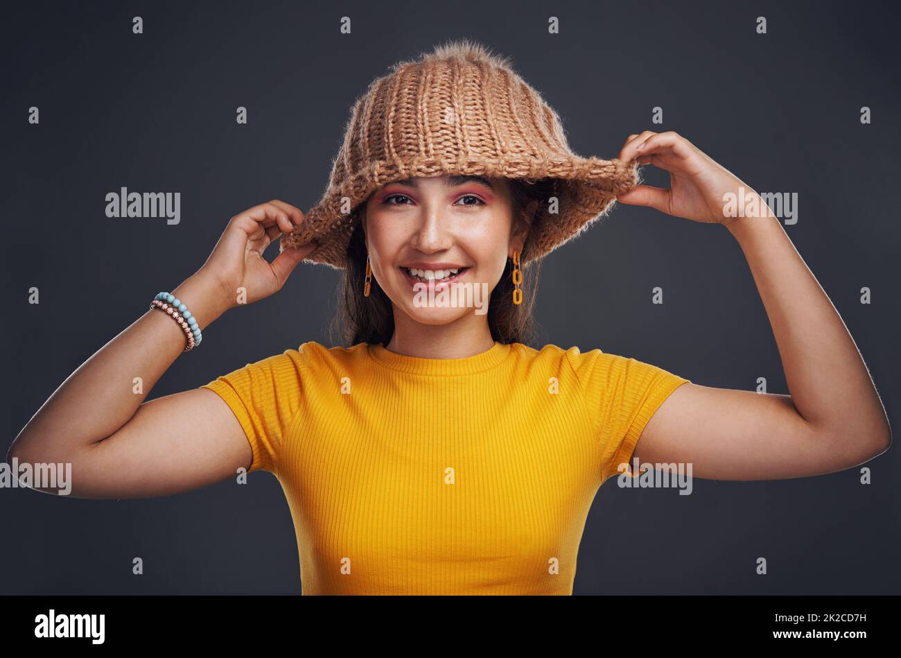 Girls Wearing Beanies