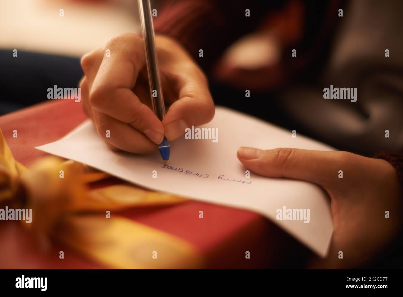 Woman Writing A Letter