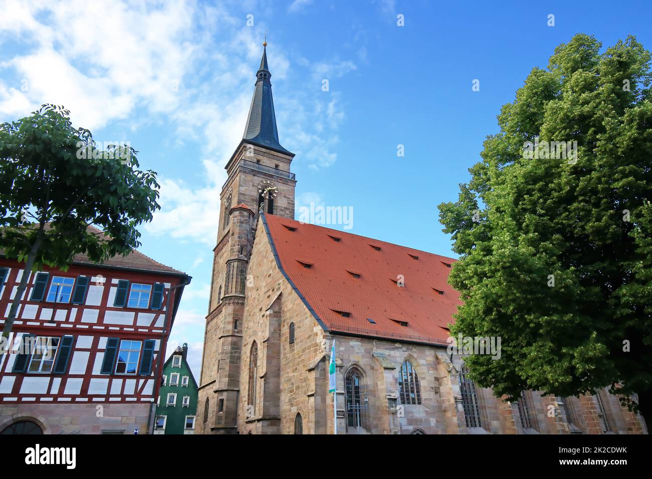 Schwabach is a city in Bavaria with many historical sights Stock Photo ...