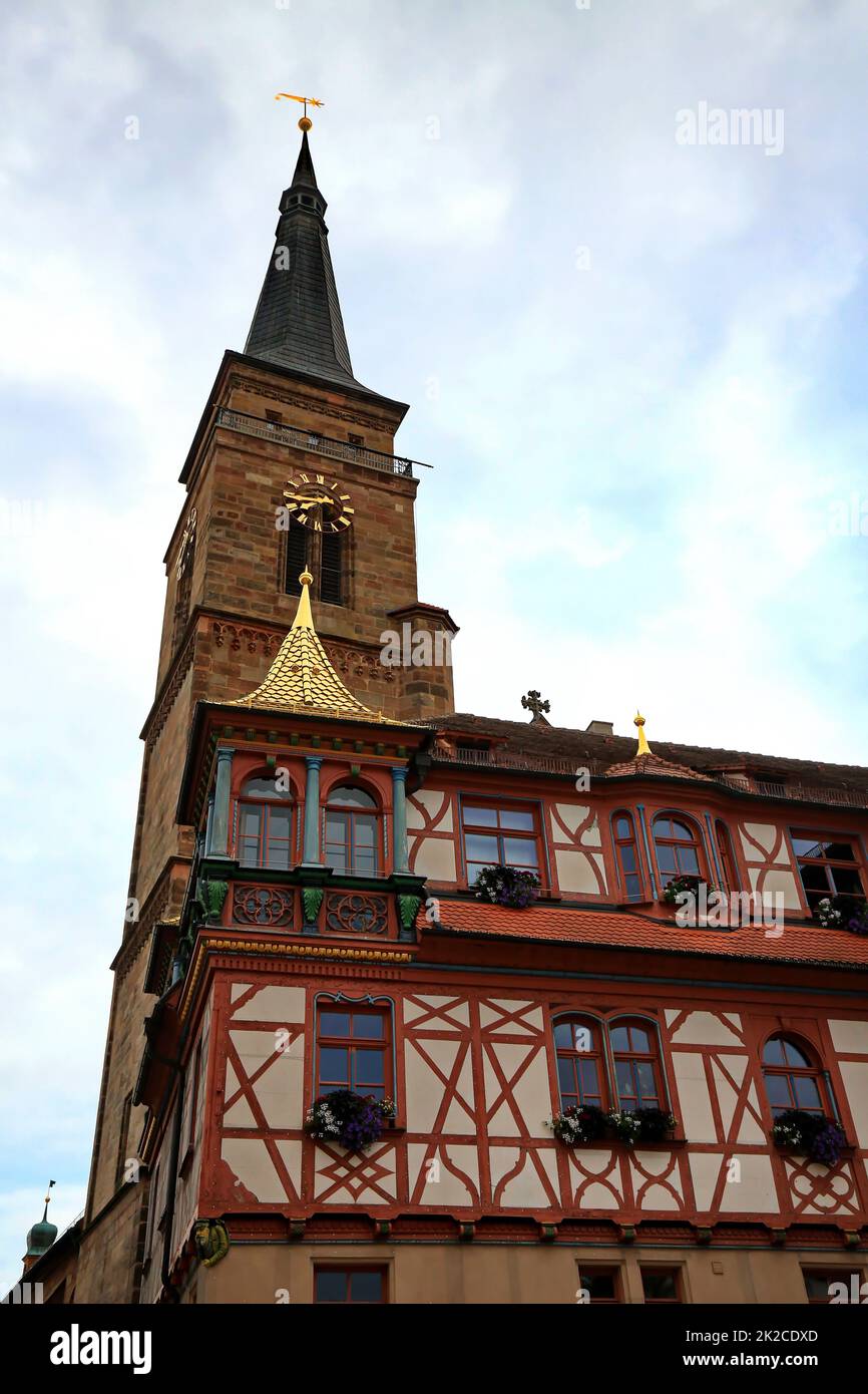 Schwabach is a city in Bavaria with many historical sights Stock Photo ...