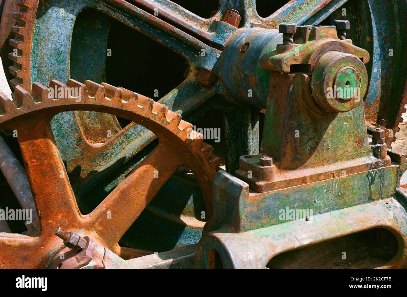 Mining gear and machinery Stock Photo - Alamy