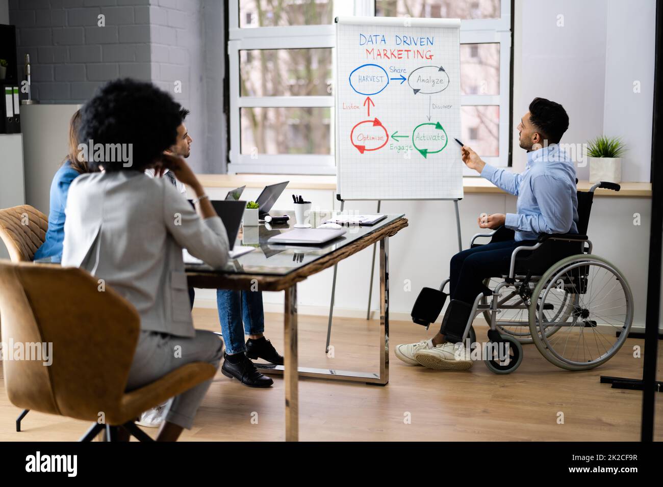 African man disability discussing hi-res stock photography and images - Alamy