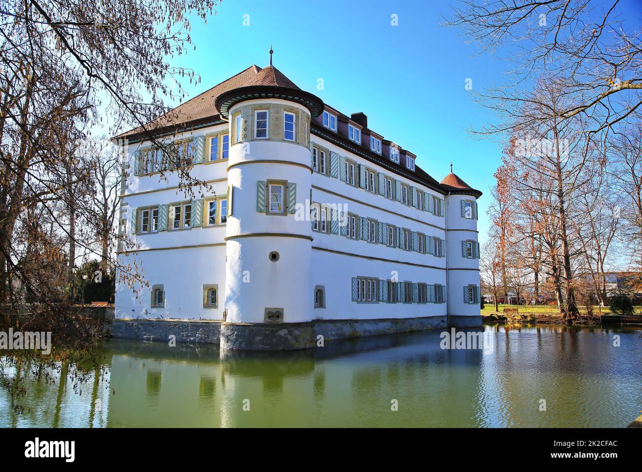 Bad Rappenau moated castle Stock Photo - Alamy