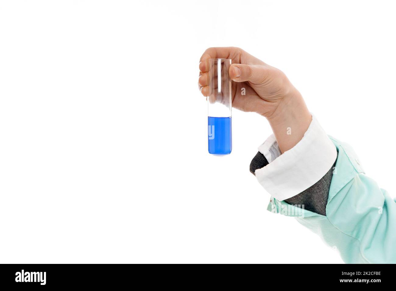 Hand holding glass test tube hi-res stock photography and images - Alamy