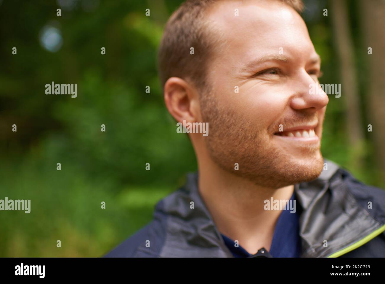 Man looking at nature hi-res stock photography and images - Alamy