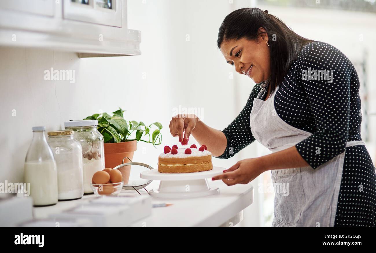 Person Baking Cake