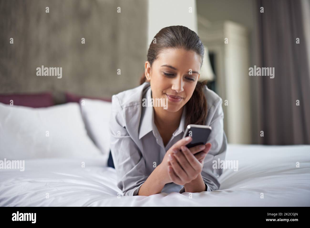 She is home hi-res stock photography and images - Alamy