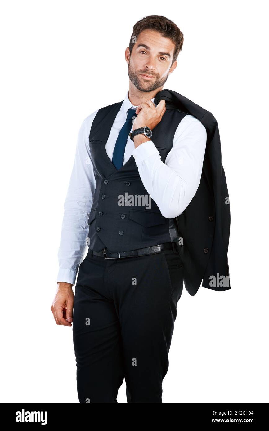 The correct attire is important in business. Studio shot of a handsome ...