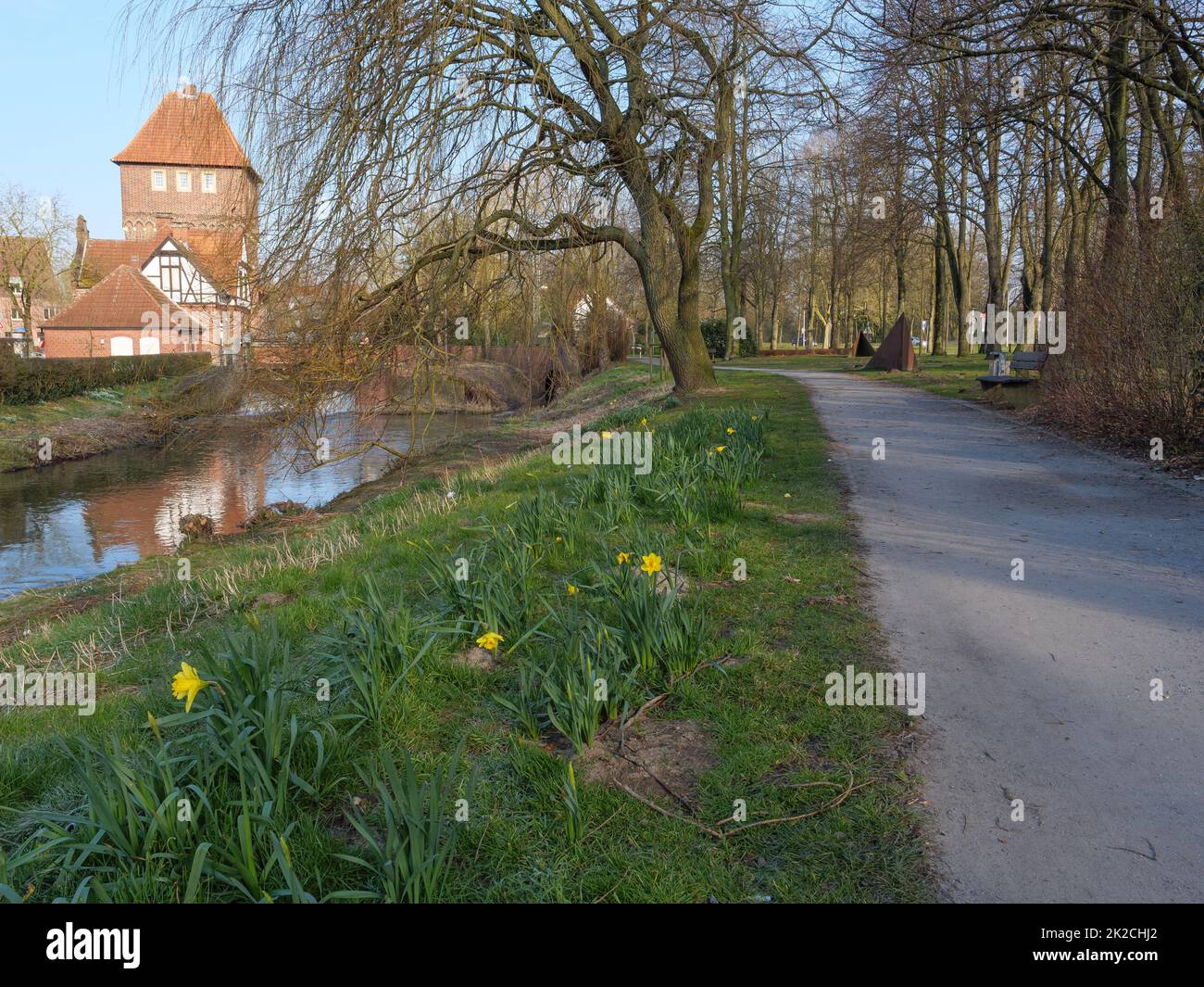 the city of Coesfeld in the german muensterland Stock Photo - Alamy