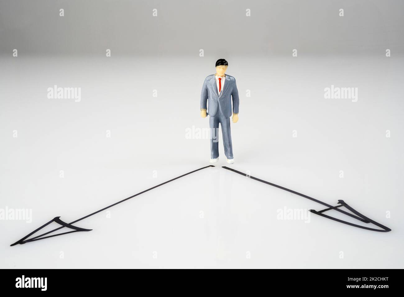 Person choosing direction thinking hi-res stock photography and images ...