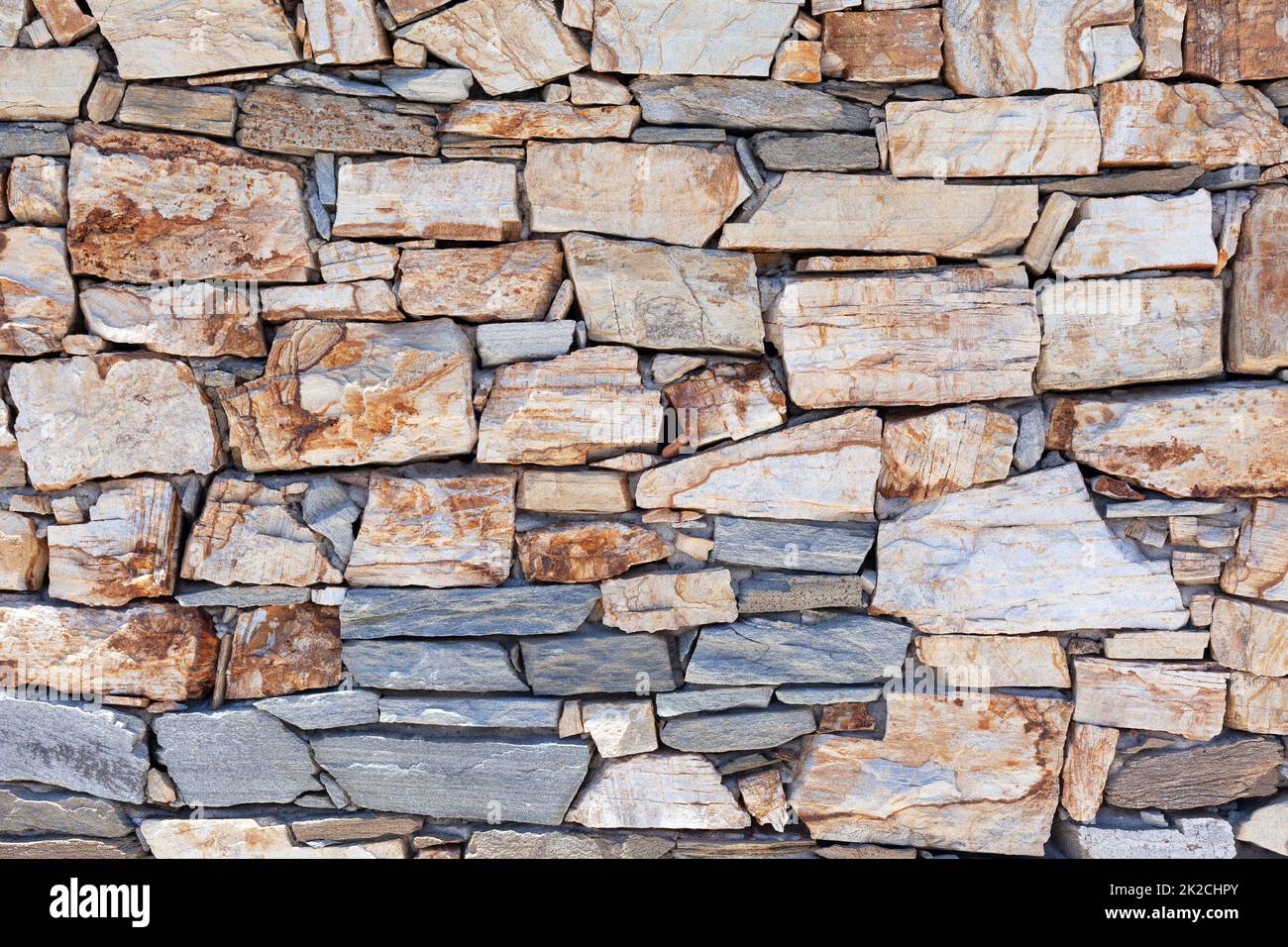 Rustic stone wall texture or background Stock Photo - Alamy