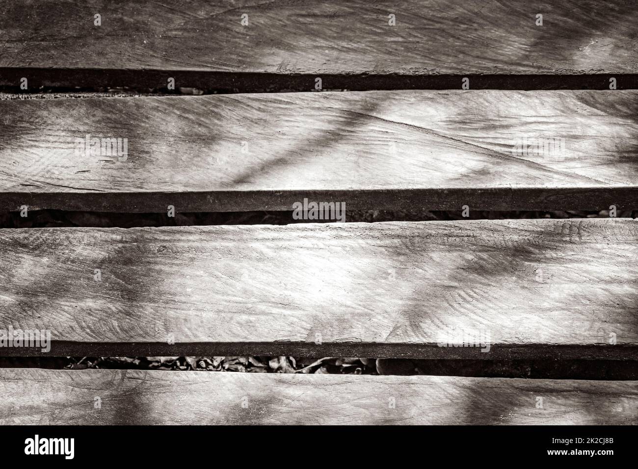 Texture and pattern slats wooden walking trails Sian Kaan Mexico Stock ...
