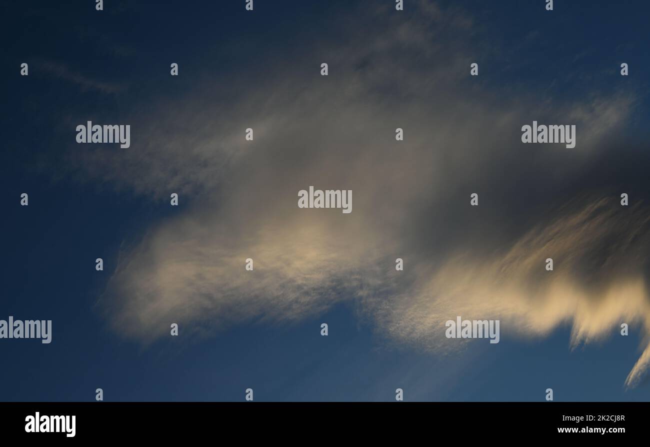 Storm clouds in the Spanish sky, Alicante Province, Costa Blanca, Spain ...