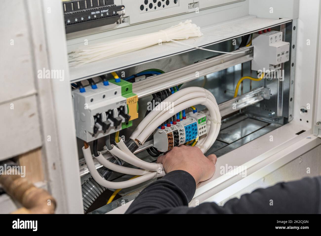 Installing an electrical switch hi-res stock photography and images - Alamy