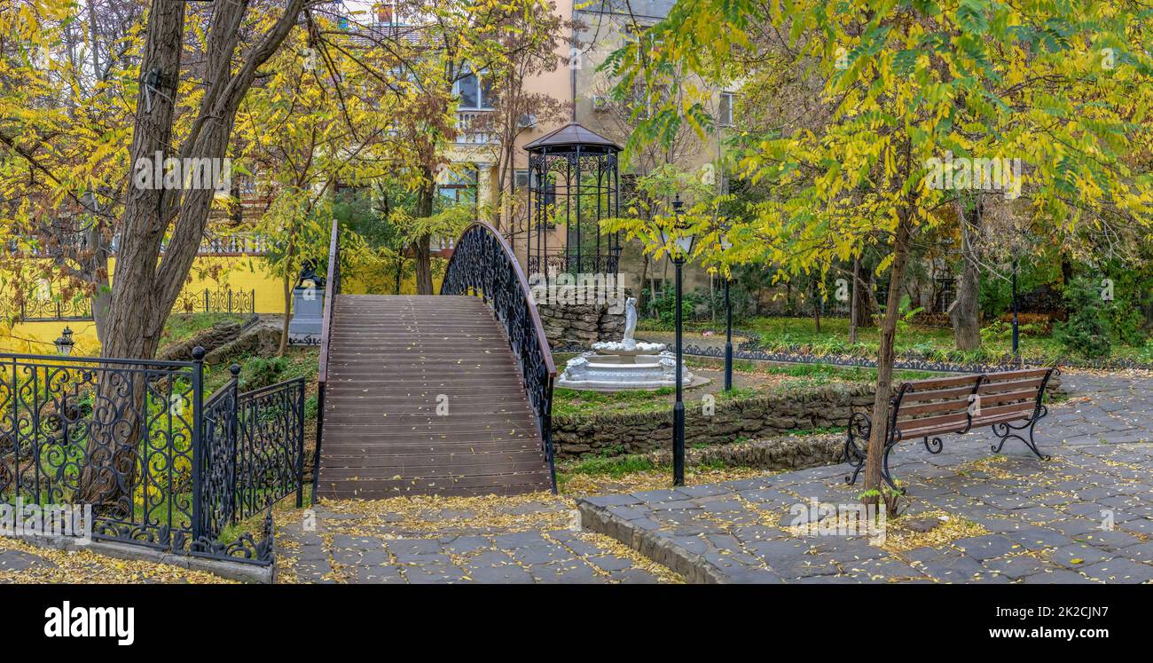 Corner of old Odessa in Ukraine Stock Photo - Alamy