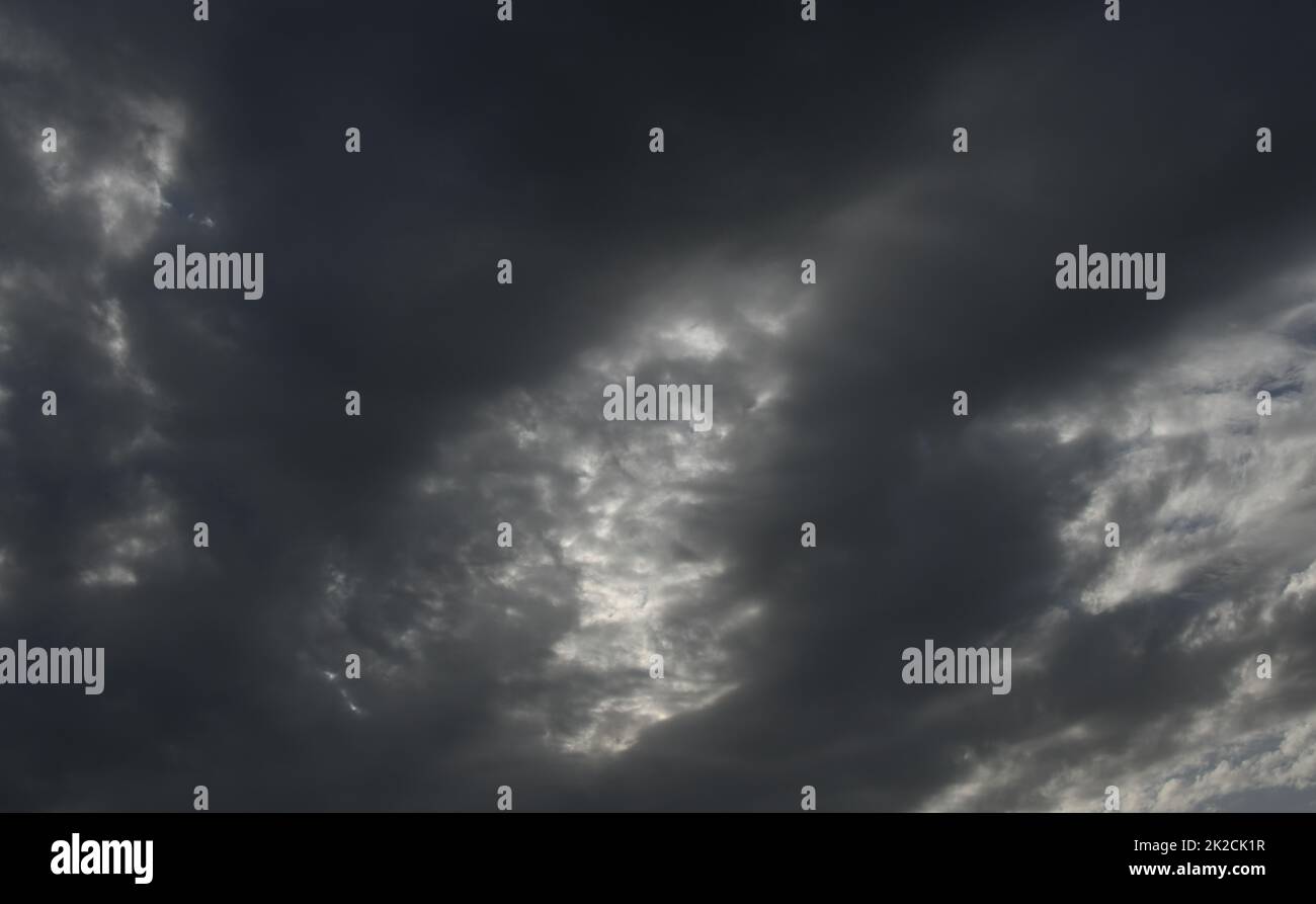 Storm clouds in the Spanish sky, Alicante Province, Costa Blanca, Spain ...