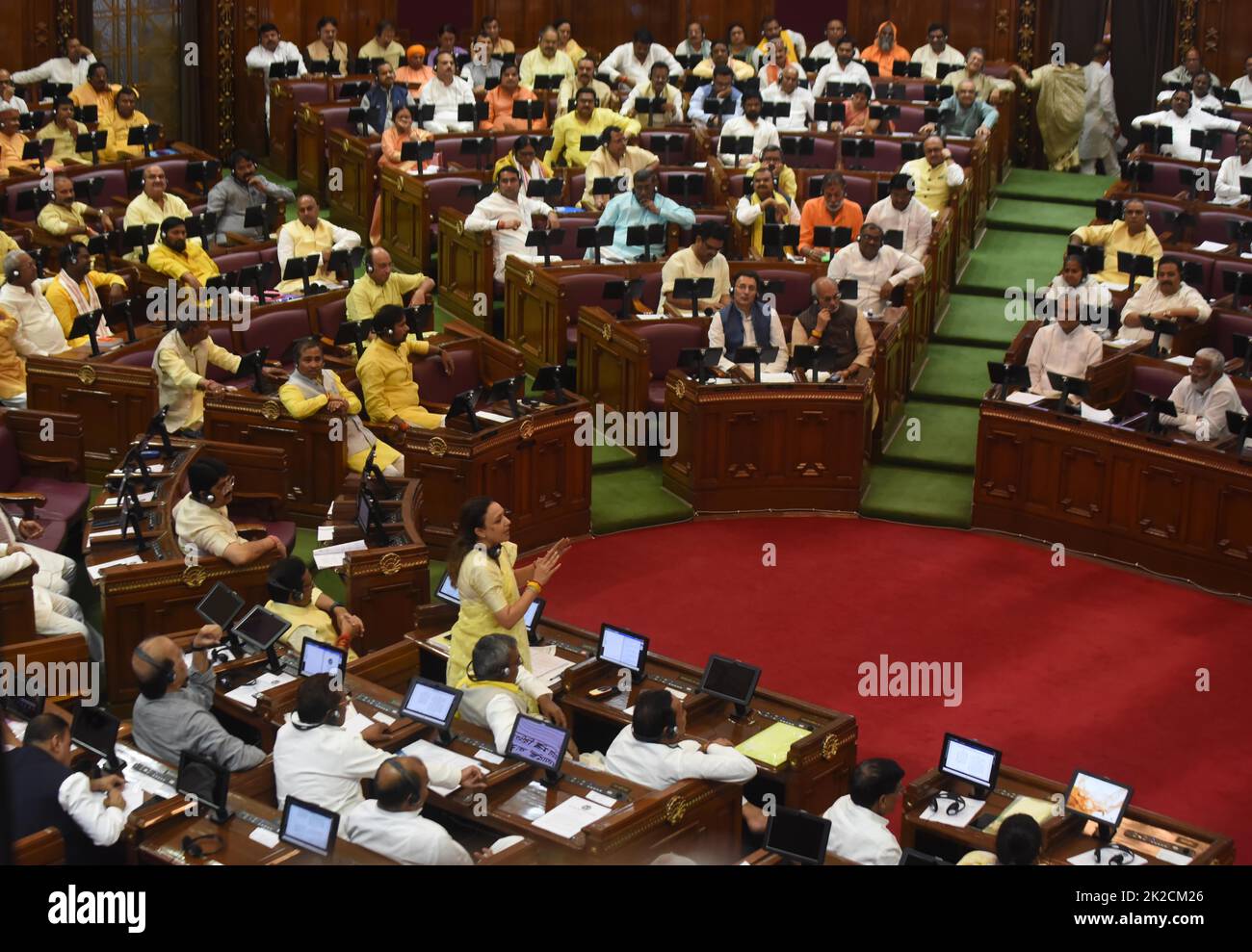 LUCKNOW, INDIA - SEPTEMBER 22: Aradhna Mishra from the Congress party ...