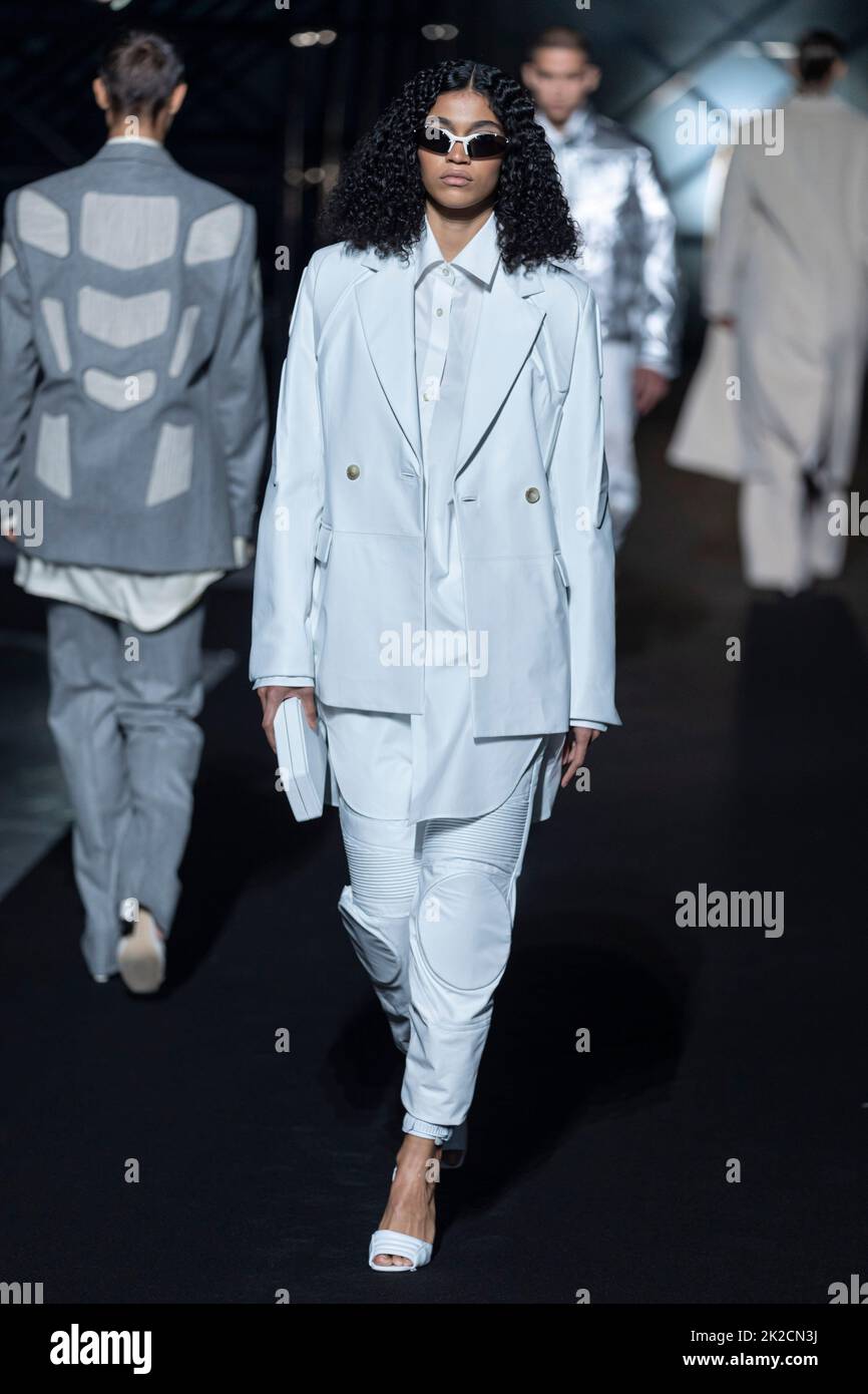 Milan, Italy. 22nd Sep, 2022. Milan, Milan Fashion Week, Woman Spring ...