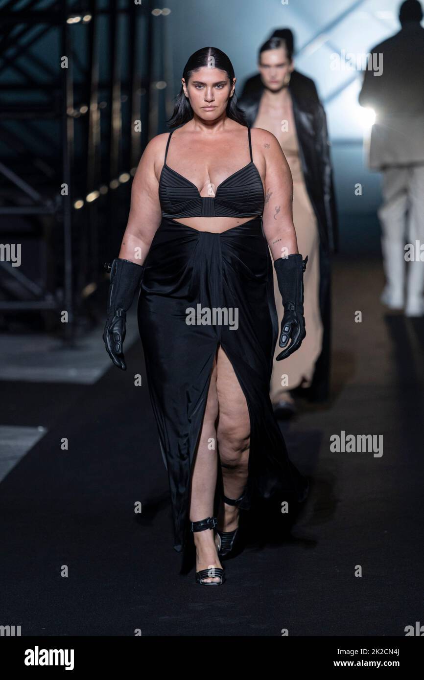 Milan, Italy. 22nd Sep, 2022. Milan, Milan Fashion Week, Woman Spring ...