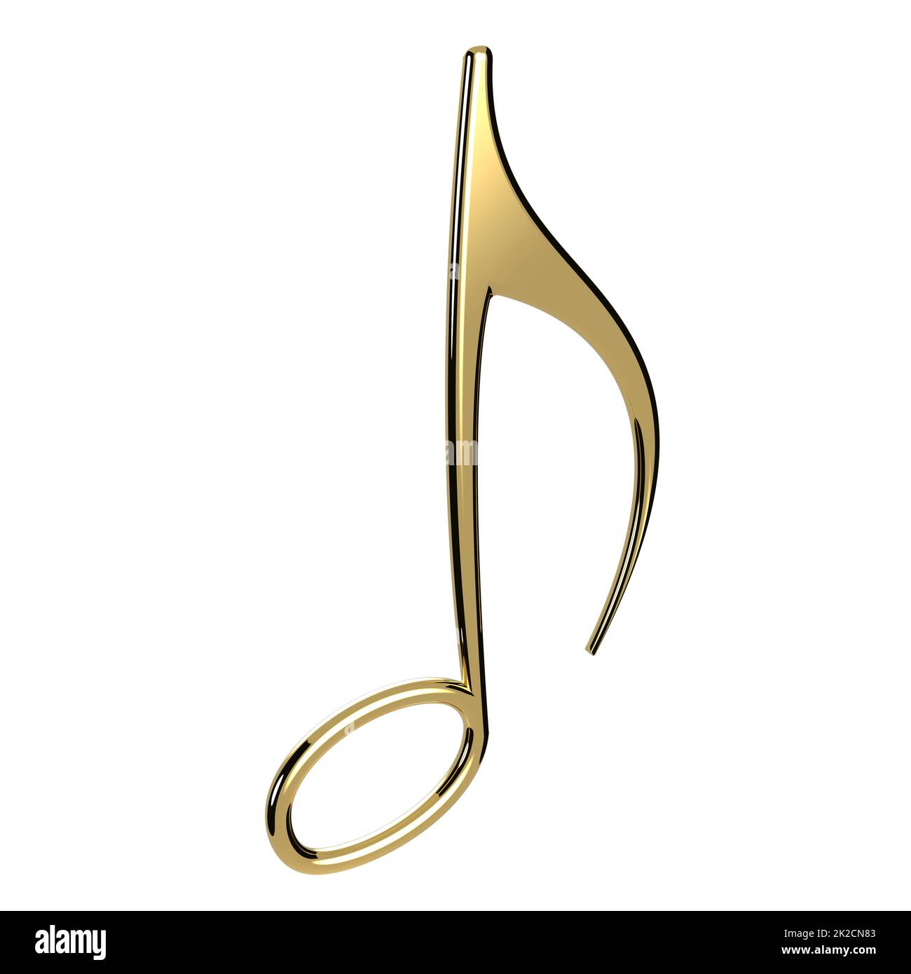3d golden music notes Cut Out Stock Images & Pictures - Alamy