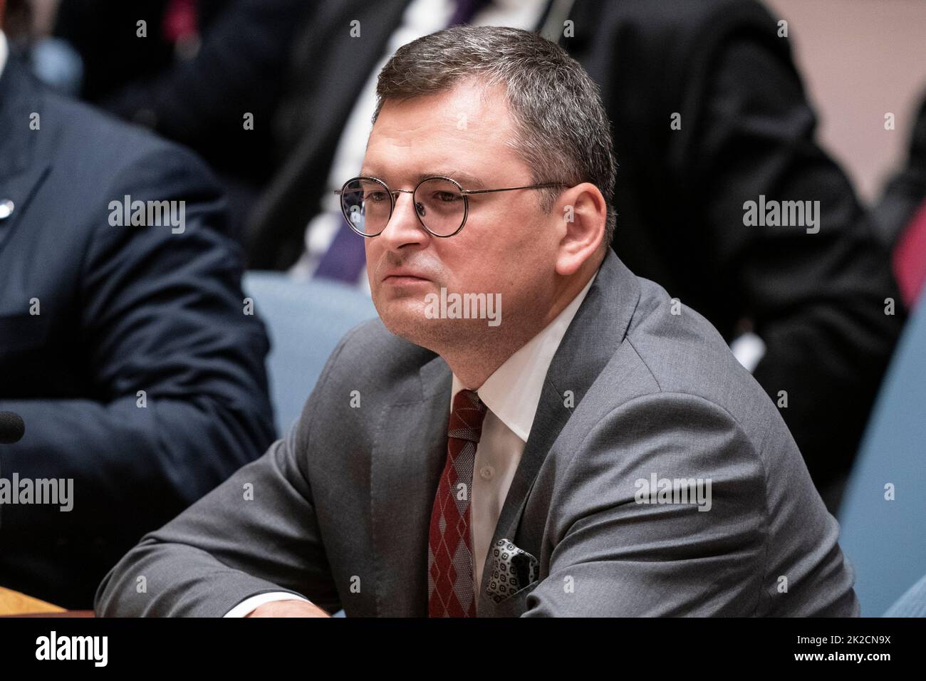 New York, NY - September 22, 2022: Dmytro Kuleba, Foreign Minister of ...