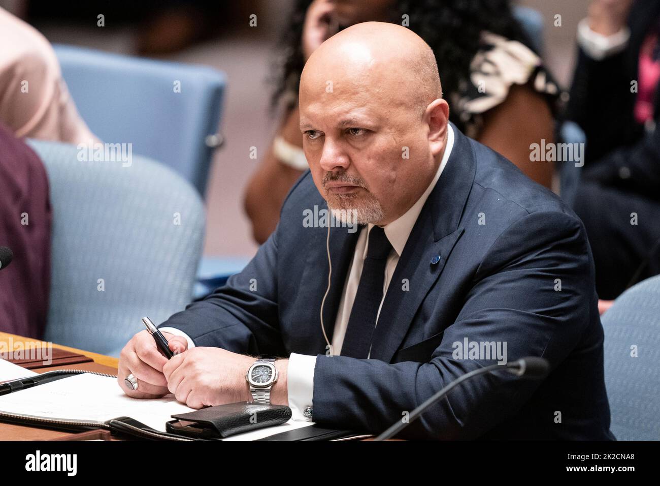 New York, NY - September 22, 2022: Karim Khan, Prosecutor of the ...