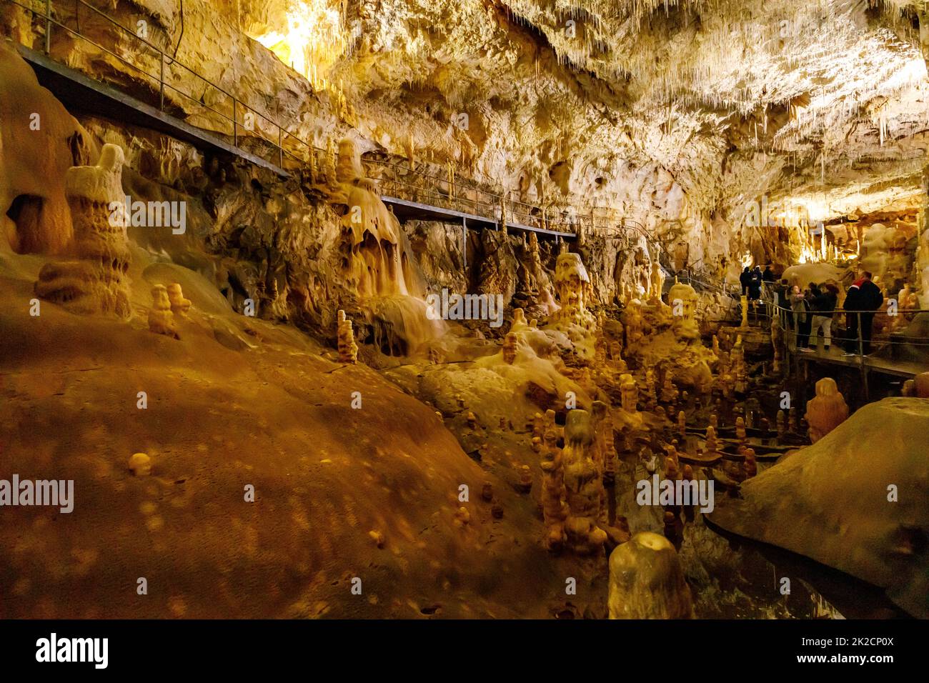 The bear cave pestera ursilor at chiscau in romania Stock Photo - Alamy