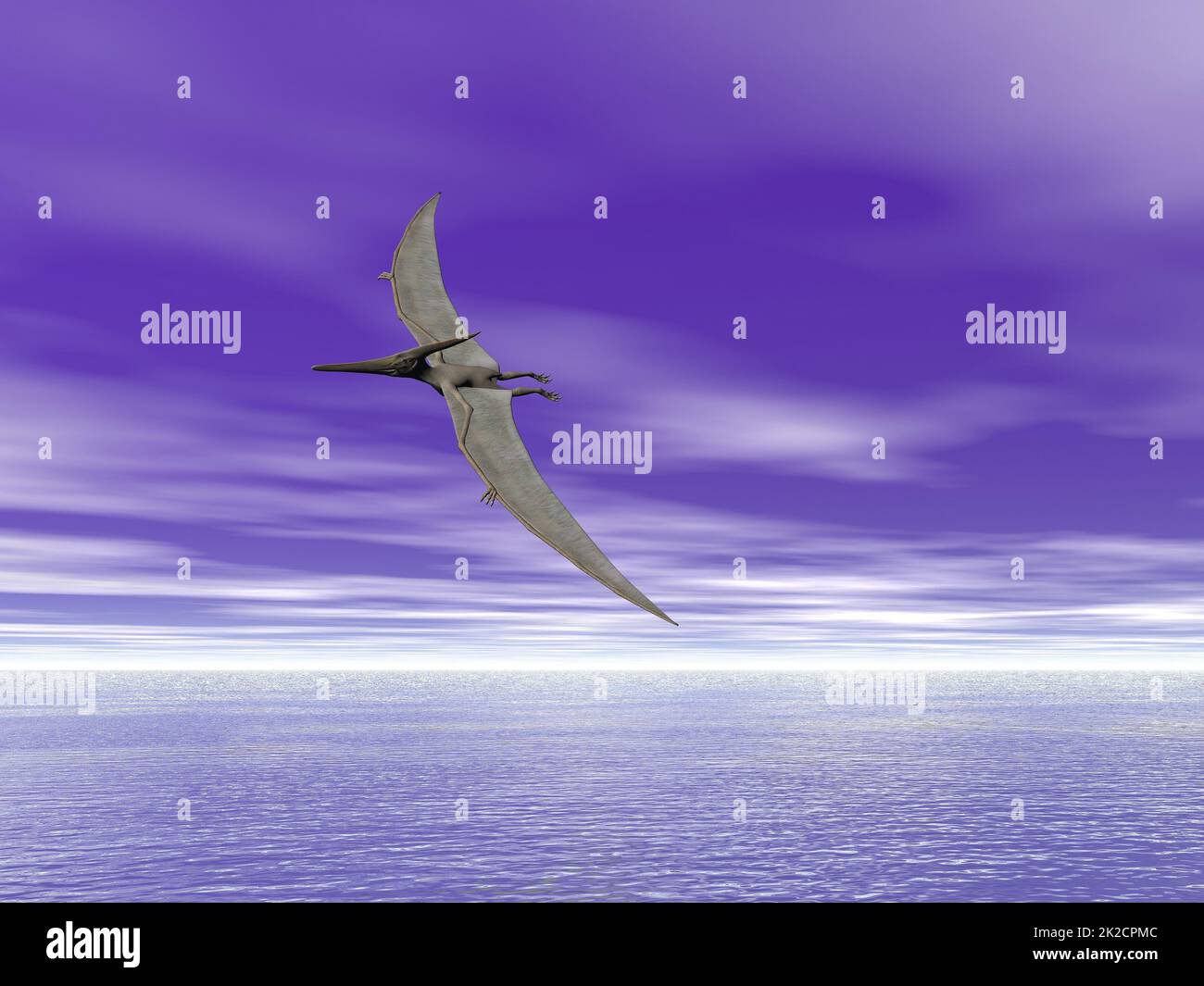 Dinosaur pterodactyl pteranodon flying hi-res stock photography and ...