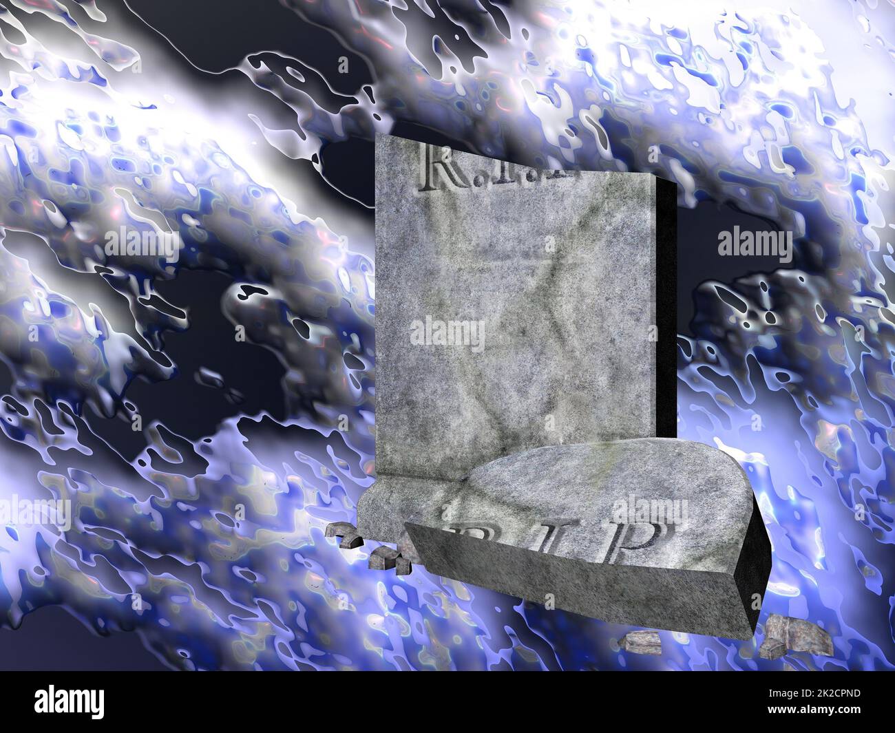 Broken tombstone hi-res stock photography and images - Alamy