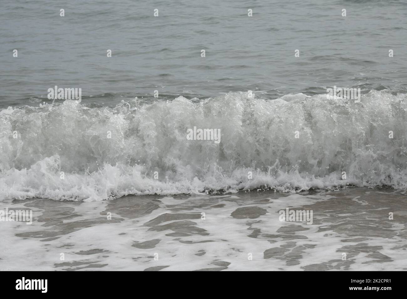 Waves on the Mediterranean Sea in Alicante Province, Costa Blanca ...