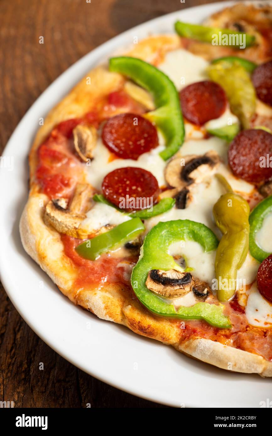 Pizza plate hi-res stock photography and images - Alamy