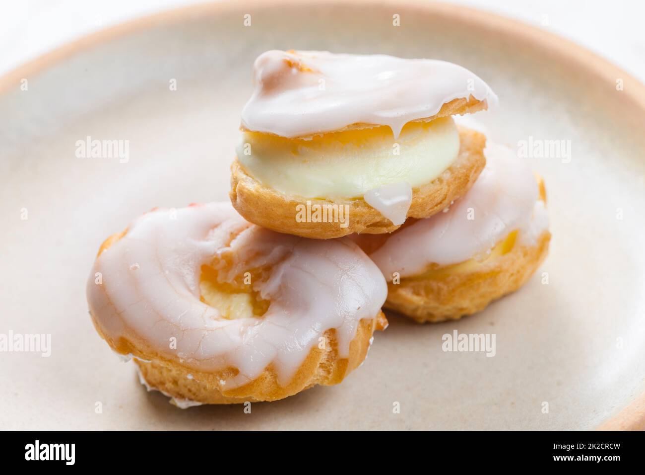 still life of cream puffs Stock Photo - Alamy
