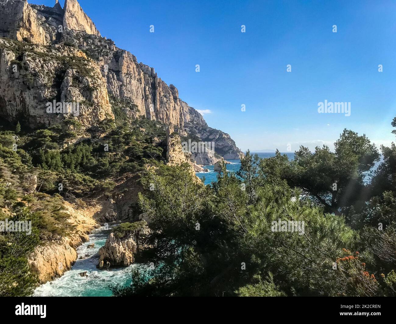 Calanques, creeks of marseille Stock Photo - Alamy