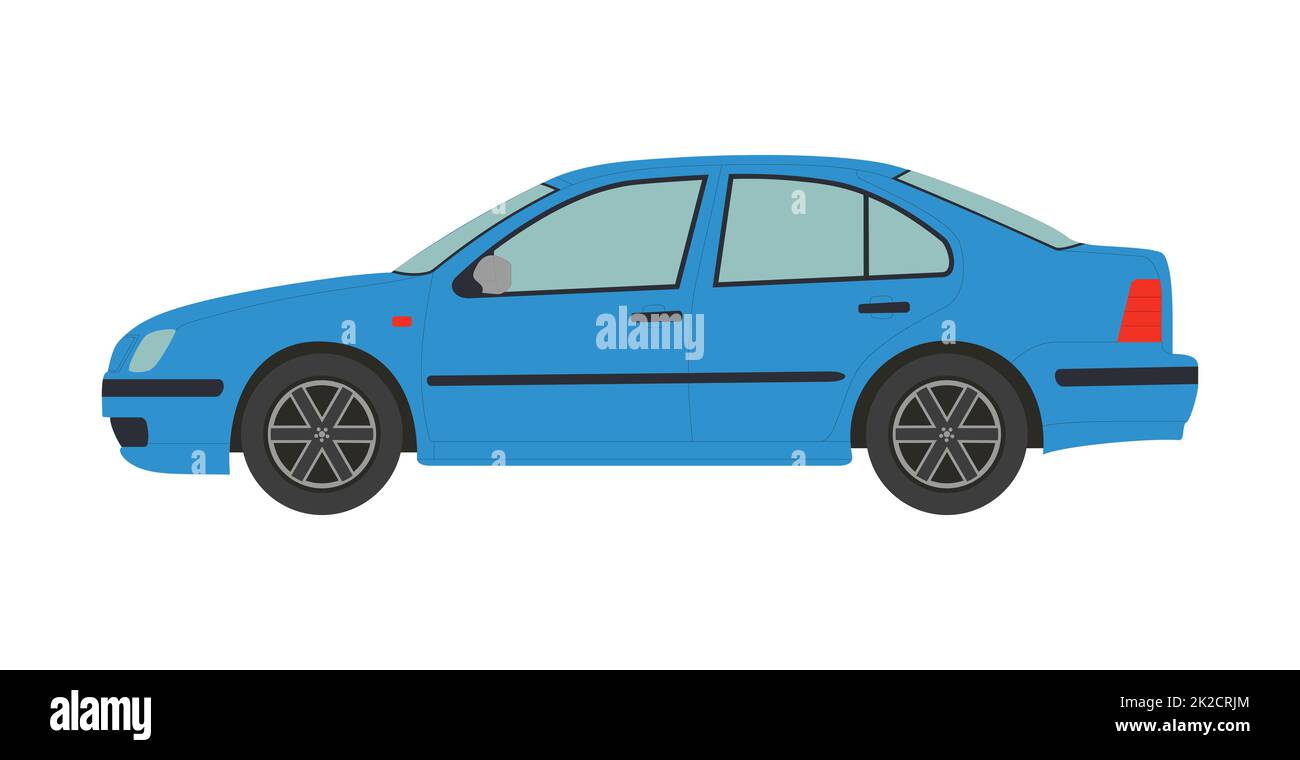 Car side view line drawing vector hi-res stock photography and images ...