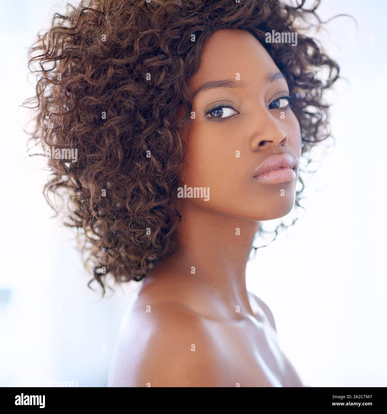 Flawless skin never goes out of fashion. Shot of a beautiful young ...